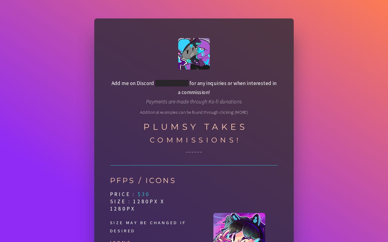 Plumsy's Commission Info